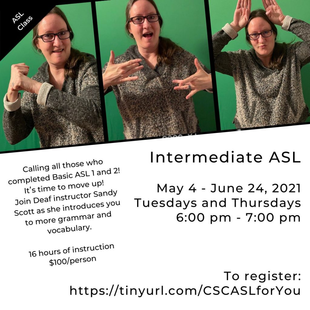 Intermediate ASL - Comprehensive Service Center